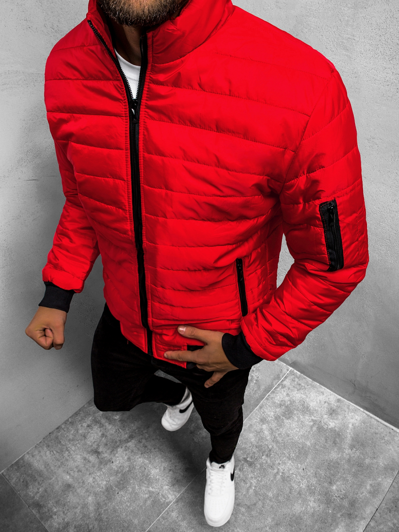 Veste Homme Rouge OZONEE JS/MY22Z | OZONEE