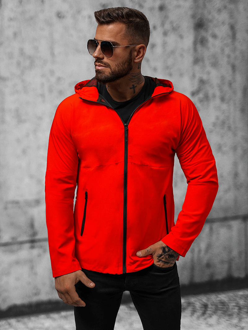 Veste Homme Rouge OZONEE JS/HM144/5 | OZONEE