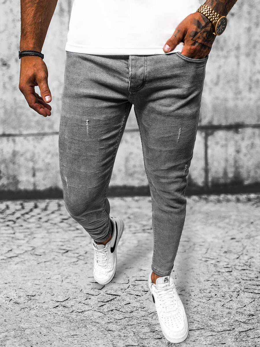 Jean Homme Gris OZONEE E/6551/01 | OZONEE