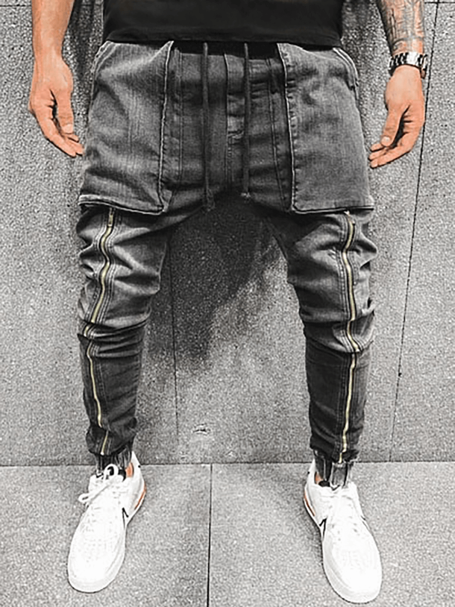 Jean Homme Gris foncé OZONEE O/B5606Z | OZONEE