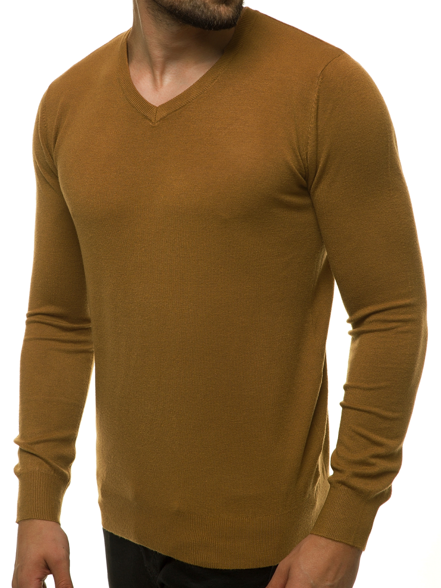 Pullover Homme Marron OZONEE TMK/YY03/7 | OZONEE