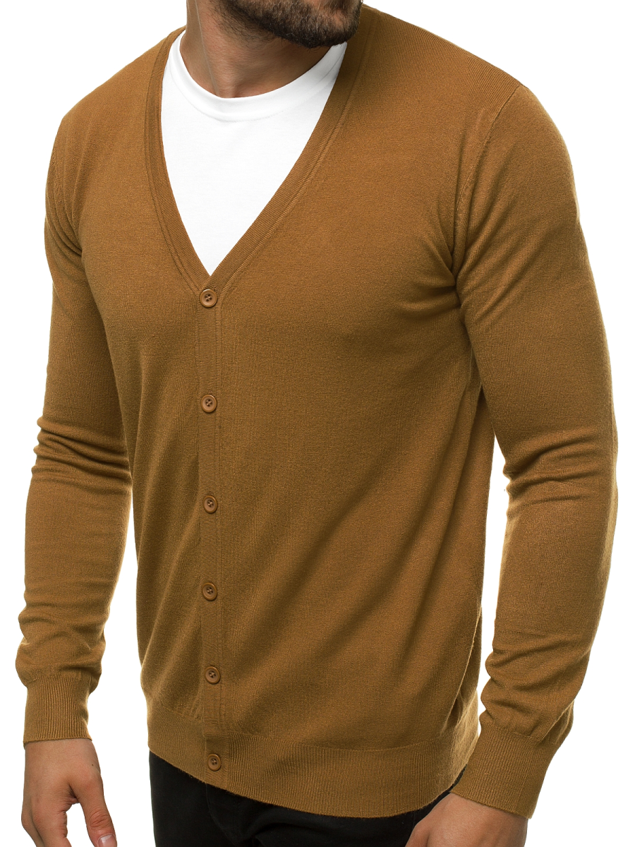 Pullover Homme Marron OZONEE TMK/YY06/7 | OZONEE