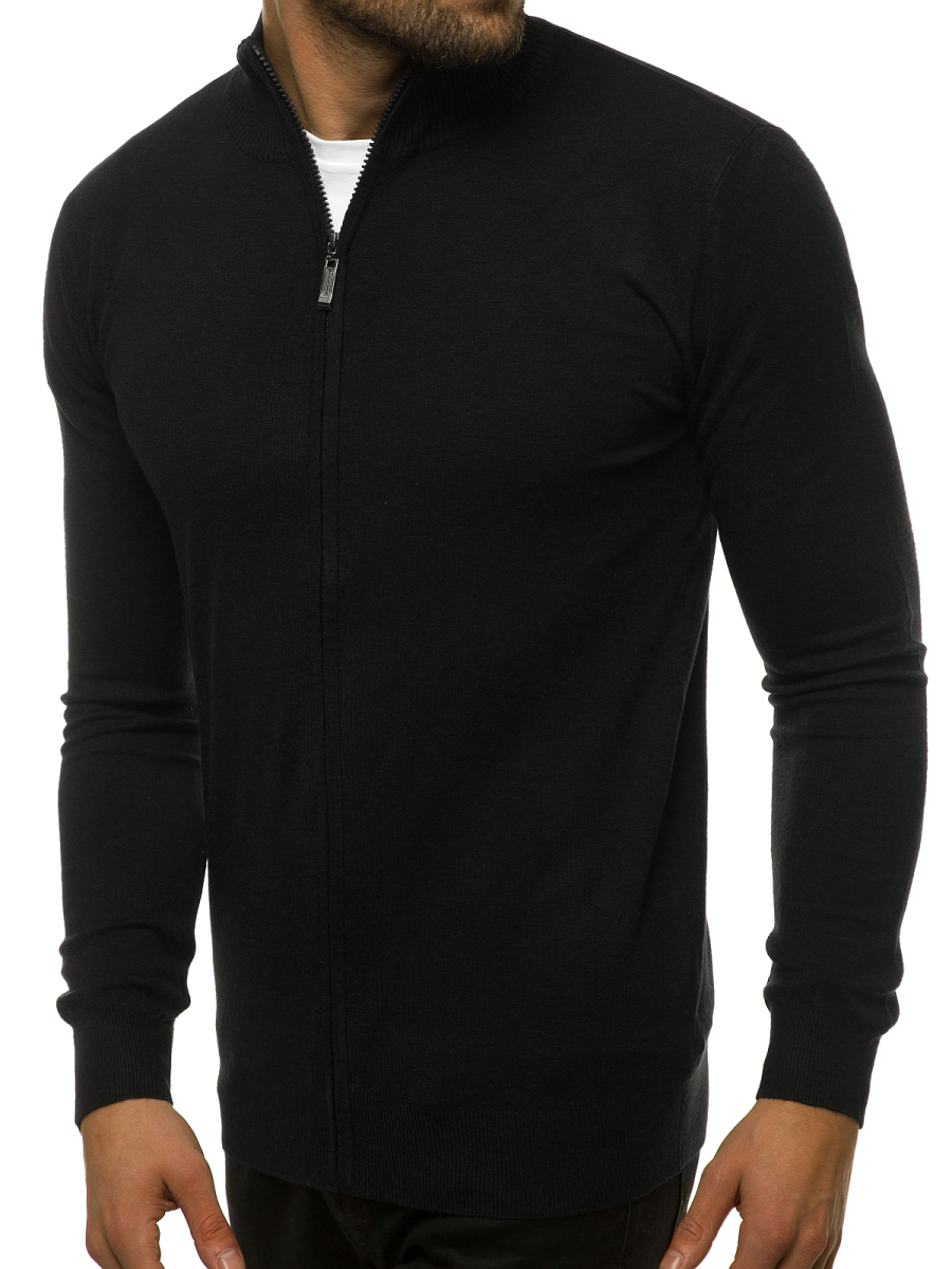 Pullover Homme Noir OZONEE TMK/YY07/1 | OZONEE