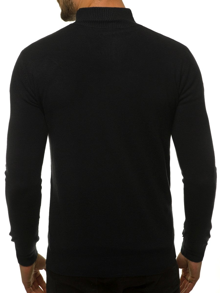 Pullover Homme Noir OZONEE TMK/YY07/1 | OZONEE