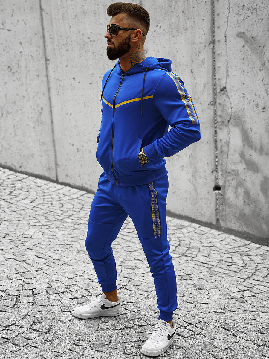 Survêtement Homme Bleu OZONEE JS/C8117 | OZONEE