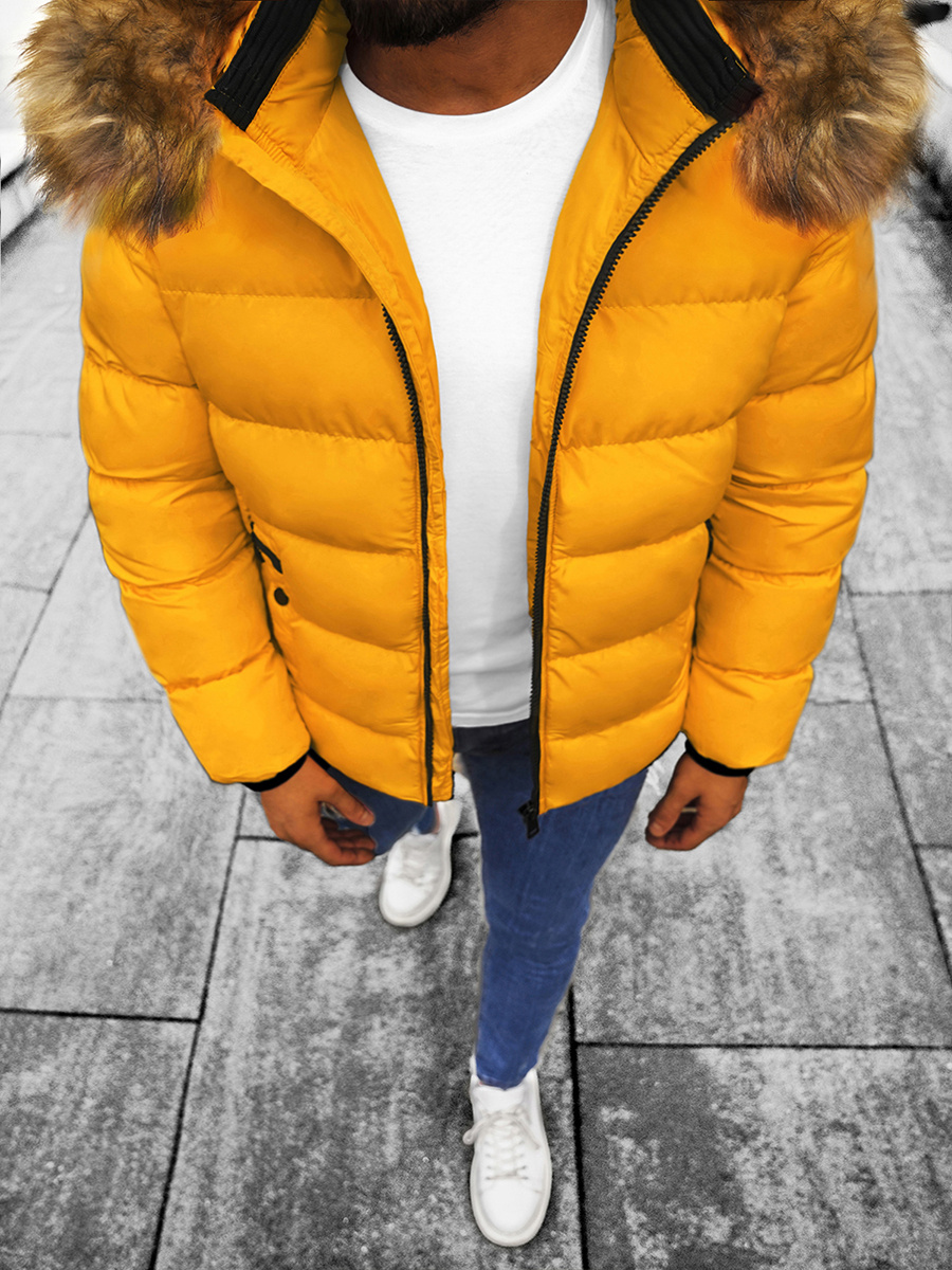 Veste Homme Jaune OZONEE JS/M8107 | OZONEE