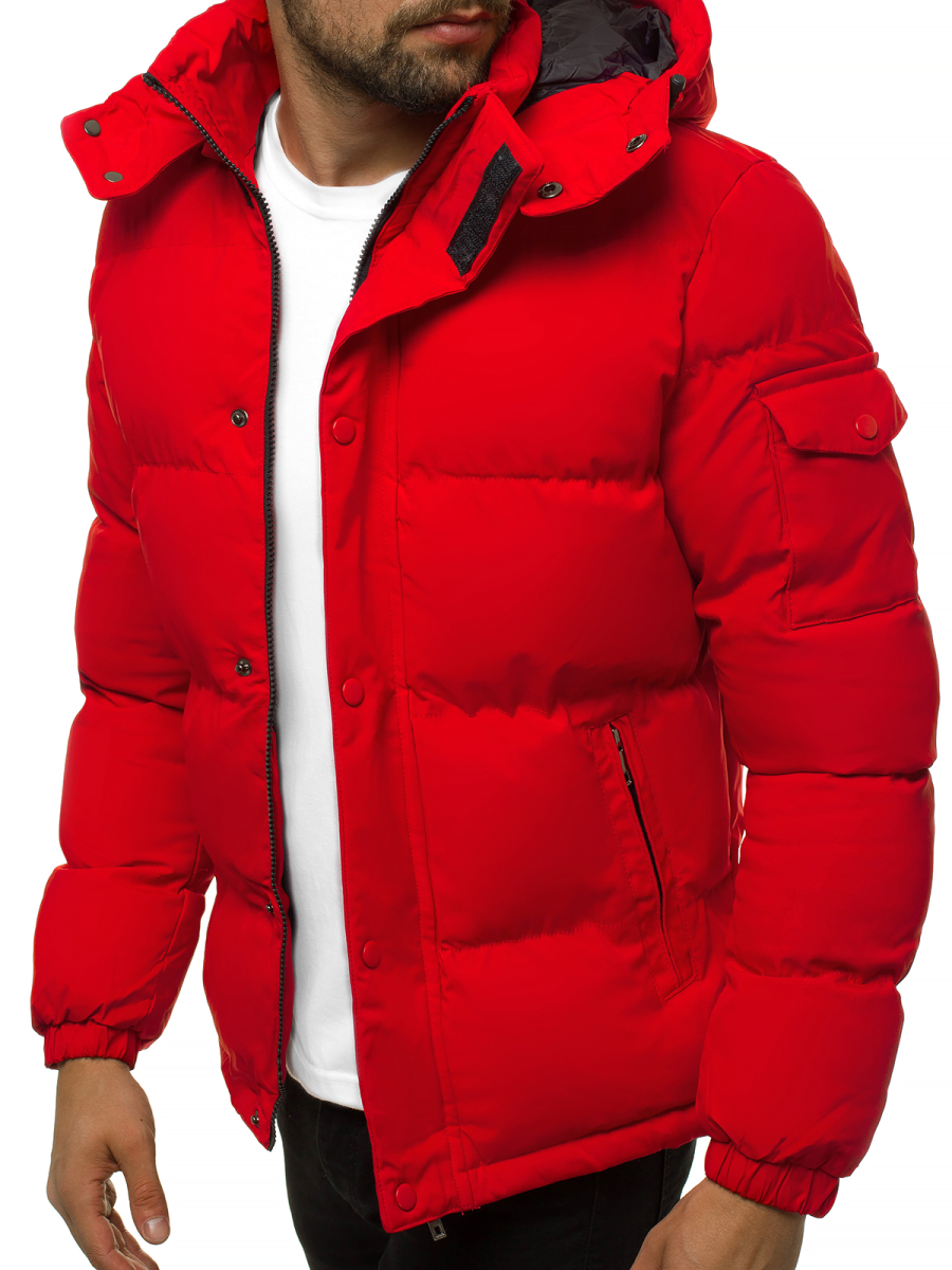 Veste Homme Rouge OZONEE JB/JP1163/3 | OZONEE