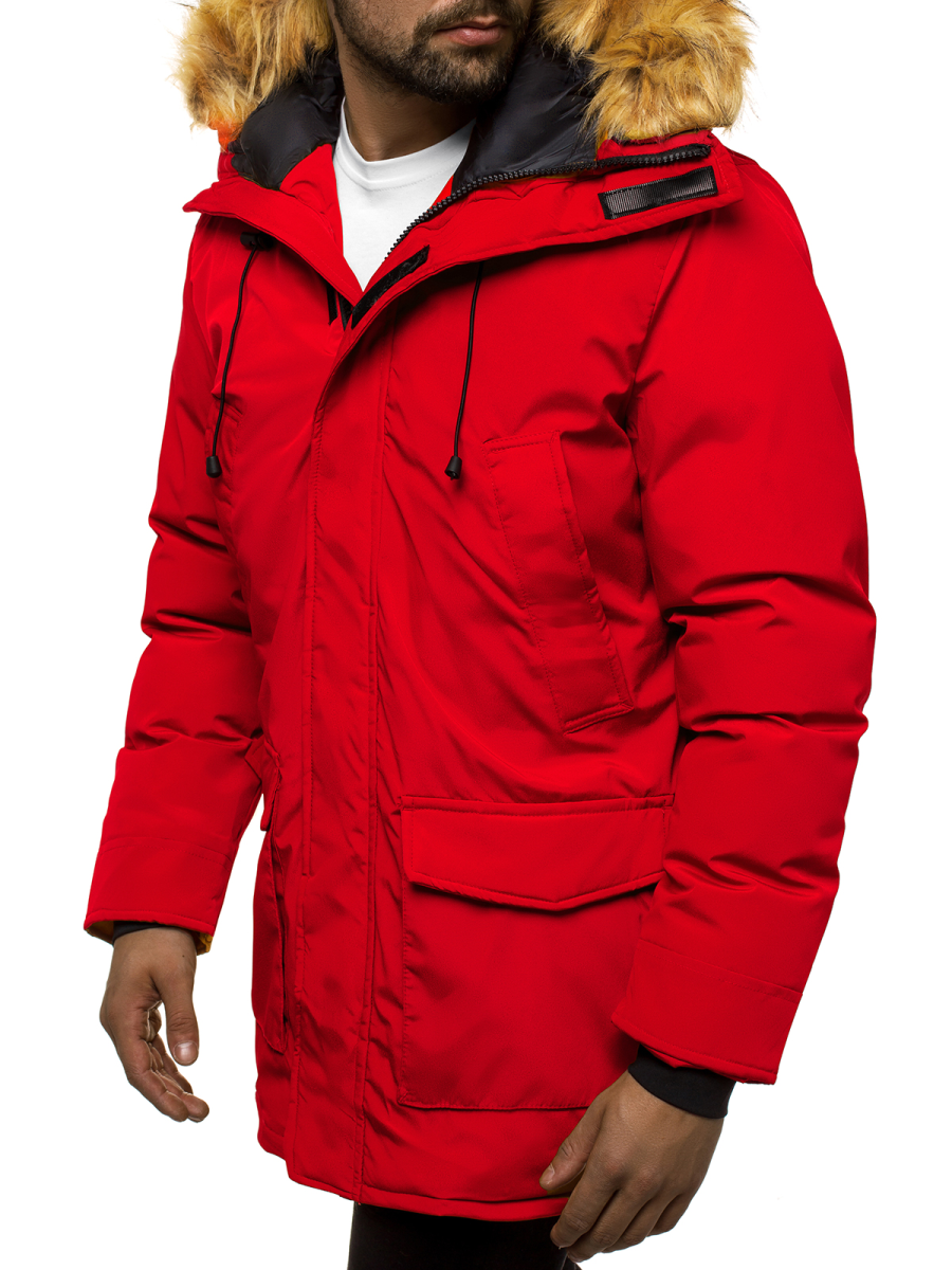 Veste Homme Rouge OZONEE JB/JP1176/3 | OZONEE
