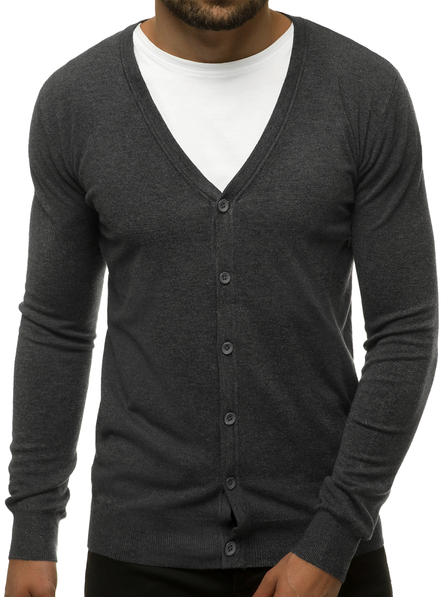 Pullover Homme Gris foncé OZONEE TMK/YY06/13 | OZONEE