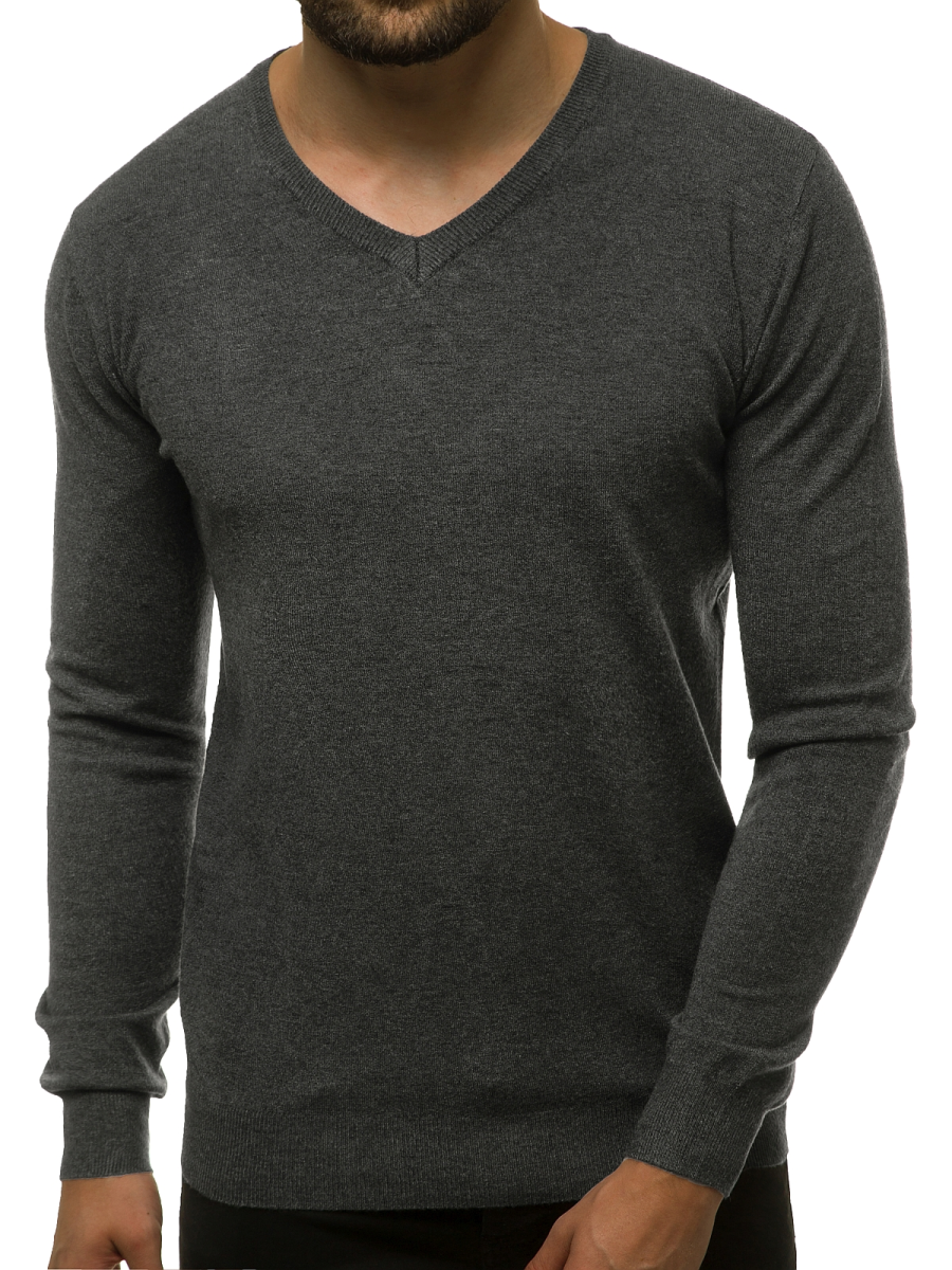 Pullover Homme Gris foncé OZONEE TMK/YY03/13 | OZONEE