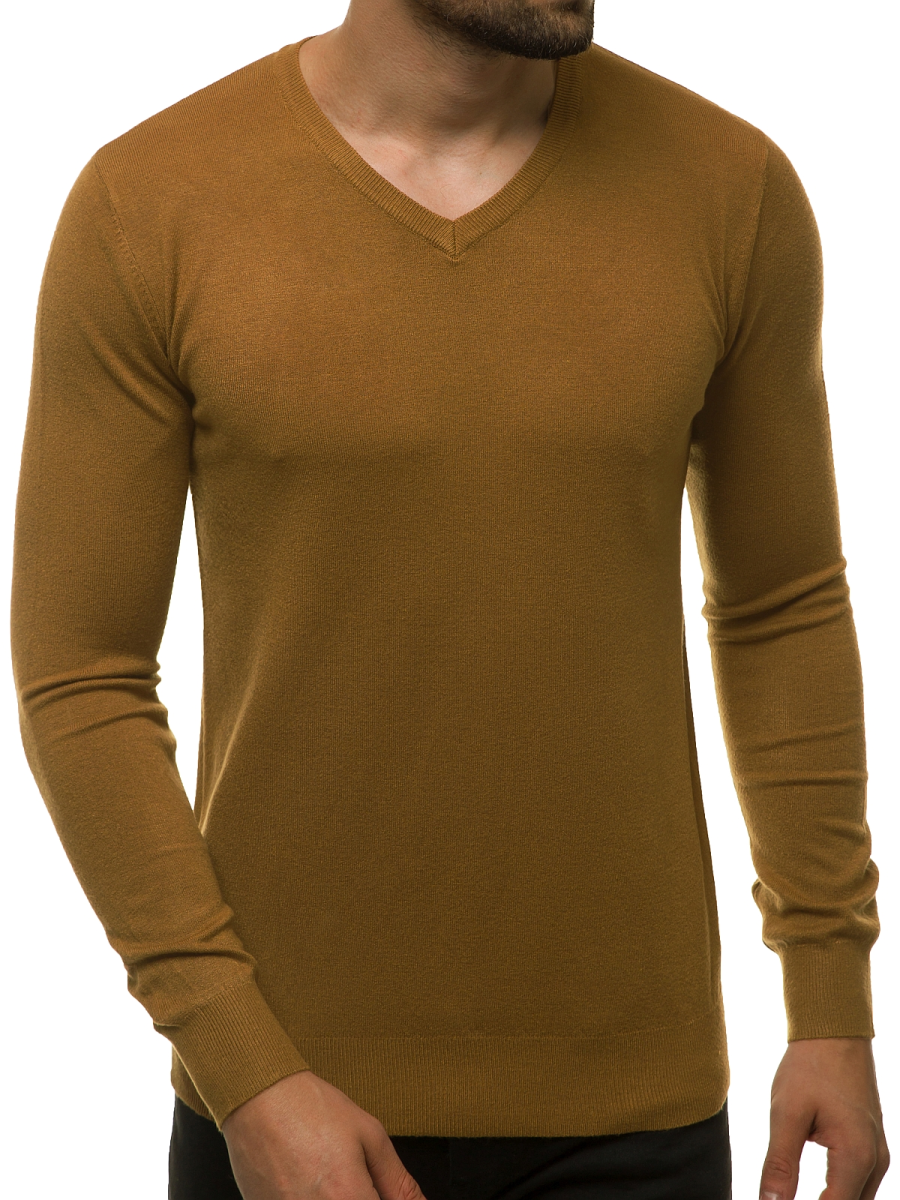 Pullover Homme Marron OZONEE TMK/YY03/7 | OZONEE