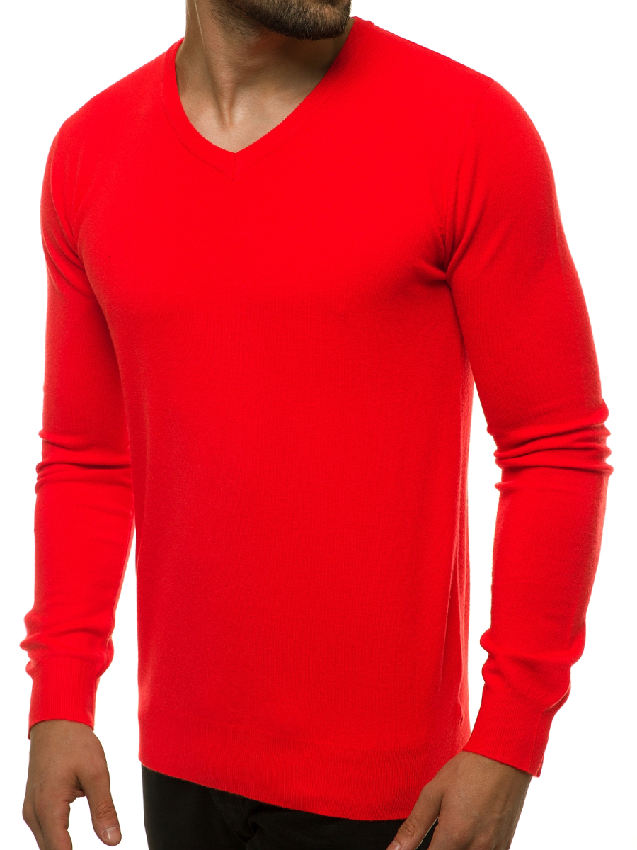 Pullover Homme Rouge OZONEE TMK/YY03/5 | OZONEE