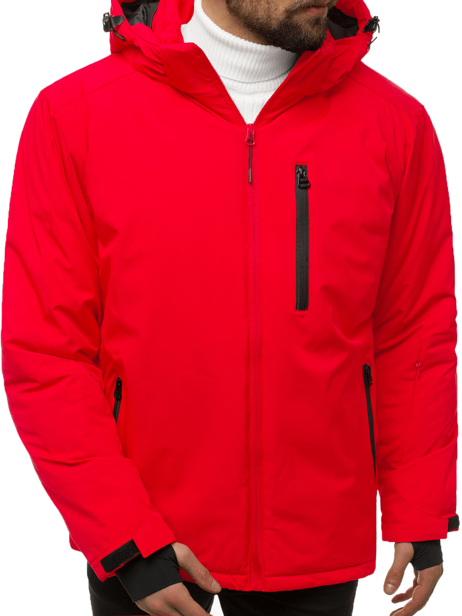 Veste Homme Rouge OZONEE JS/HH011/5 | OZONEE