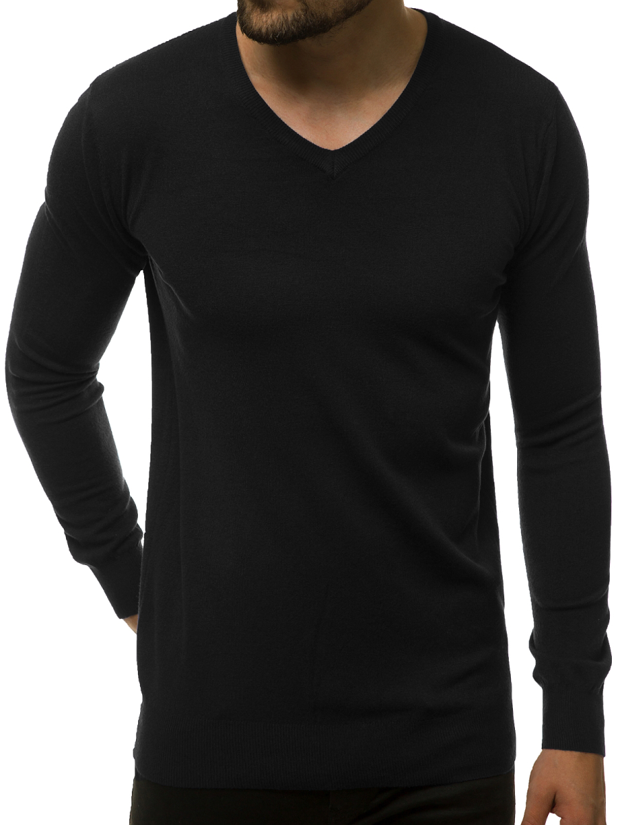 Pullover Homme Noir OZONEE TMK/YY03/1 | OZONEE