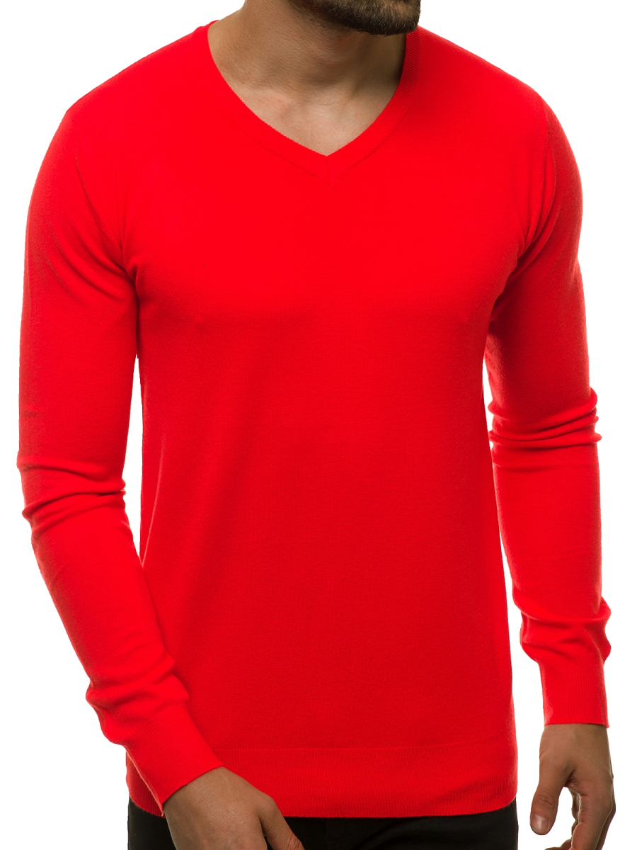 Pullover Homme Rouge OZONEE TMK/YY03/5 | OZONEE